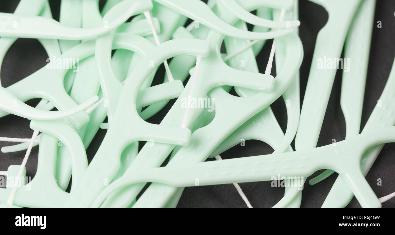Stack of Plastic toothpick Stock Photo - Alamy