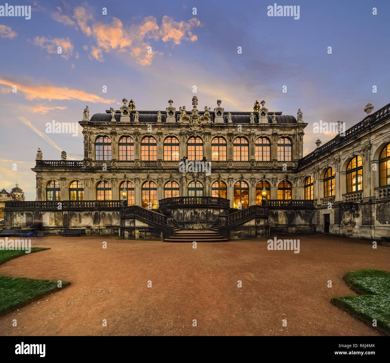 DRESDEN, GERMANY - NOVEMBER 13, 2016: The Porcelain Museum in Dresdner ...
