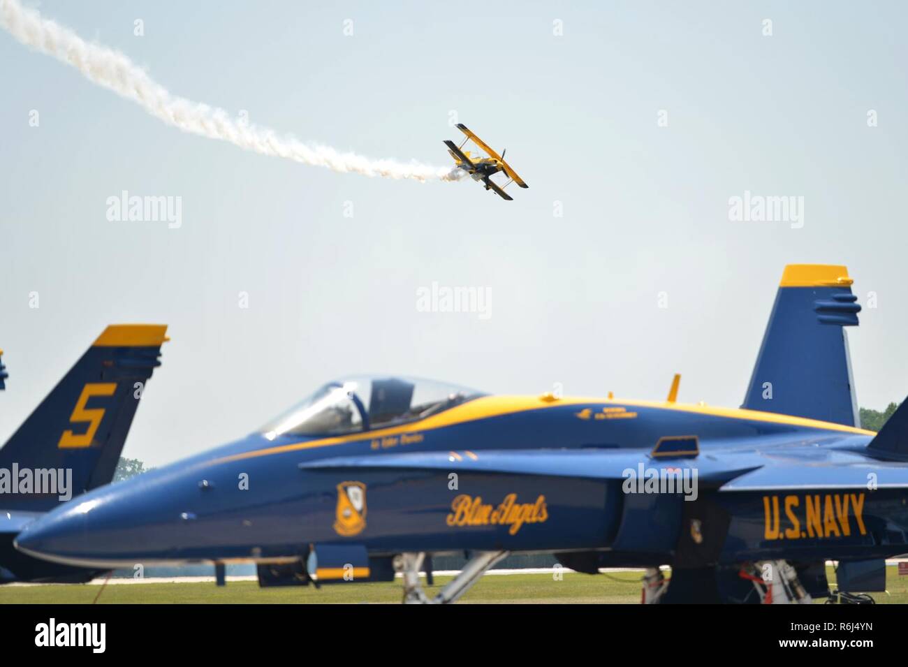 A PITTS S-1-11B flying for Lucas Oil performed at the Wings Over Wayne ...