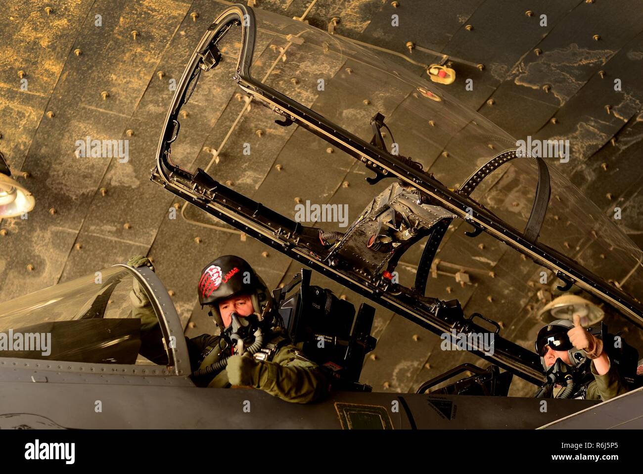 U.S. Air Force Colonel Evan Pettus, 48th Fighter Wing commander, Royal ...