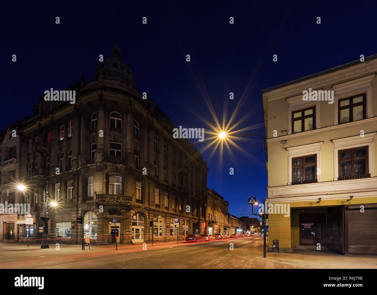 Downtown piotrkowska street hi-res stock photography and images - Alamy