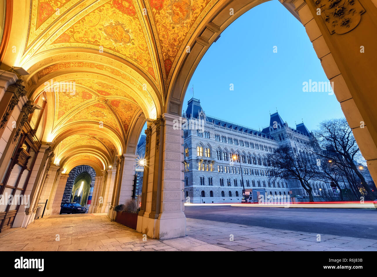 View colorful vienna city hall hi-res stock photography and images - Alamy
