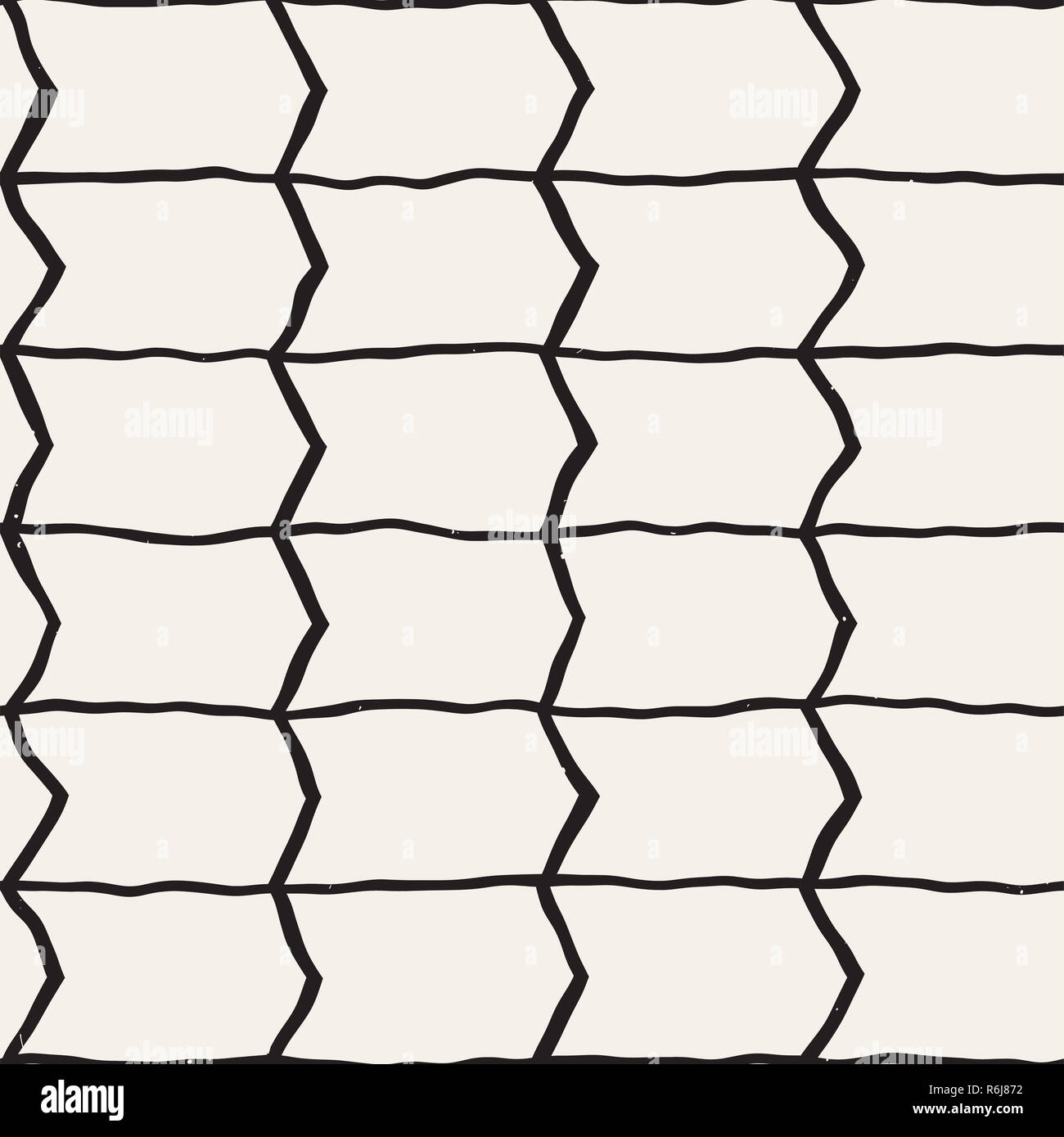 Hand drawn style seamless pattern. Abstract geometric tiling background ...