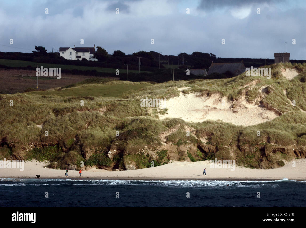 Gig rowing race, Atkinson Trophy, Gannel estuary to Newquay Harbour.UK ...