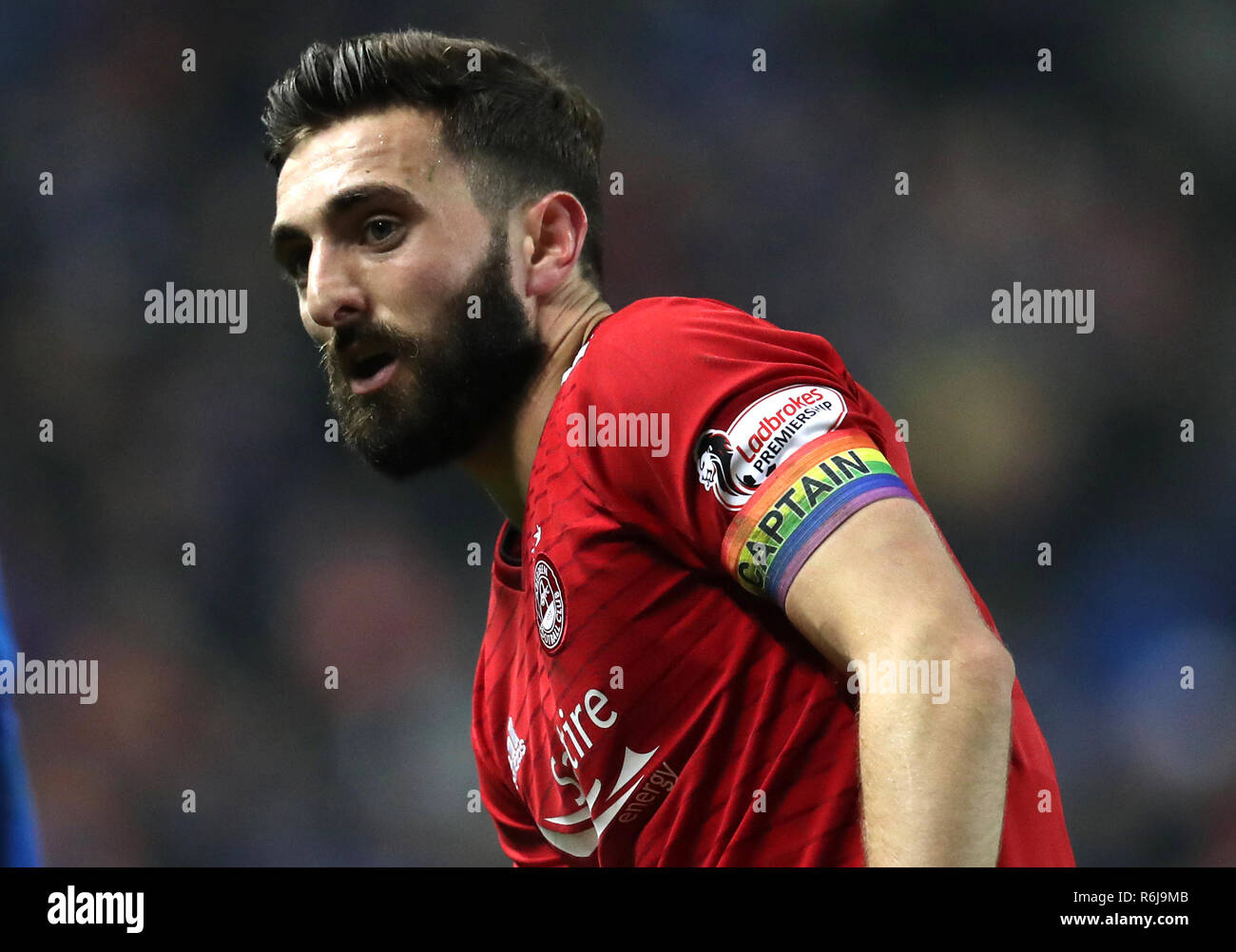 Aberdeen's Graeme Shinnie during the Ladbrokes Scottish Premiership ...