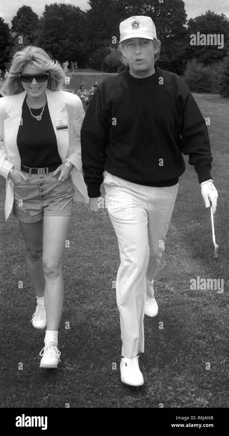 Marla maples trump Black and White Stock Photos & Images - Alamy