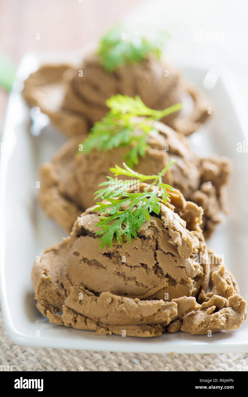 Brown ice cream Stock Photo - Alamy