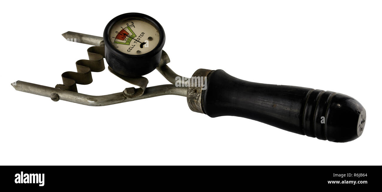 Antique vintage american automobile battery cell tester Stock Photo - Alamy
