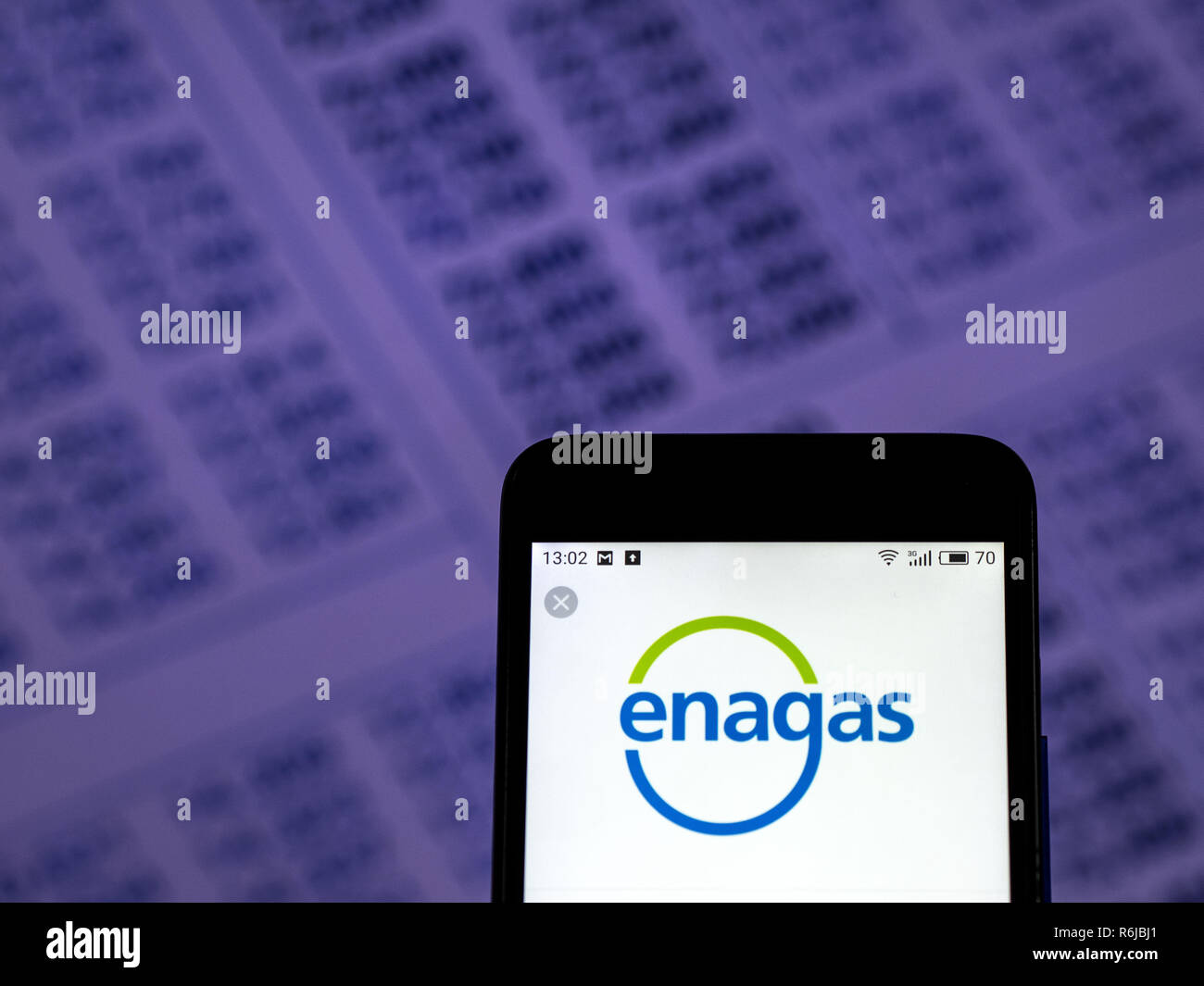 Enagas logo hi-res stock photography and images - Alamy