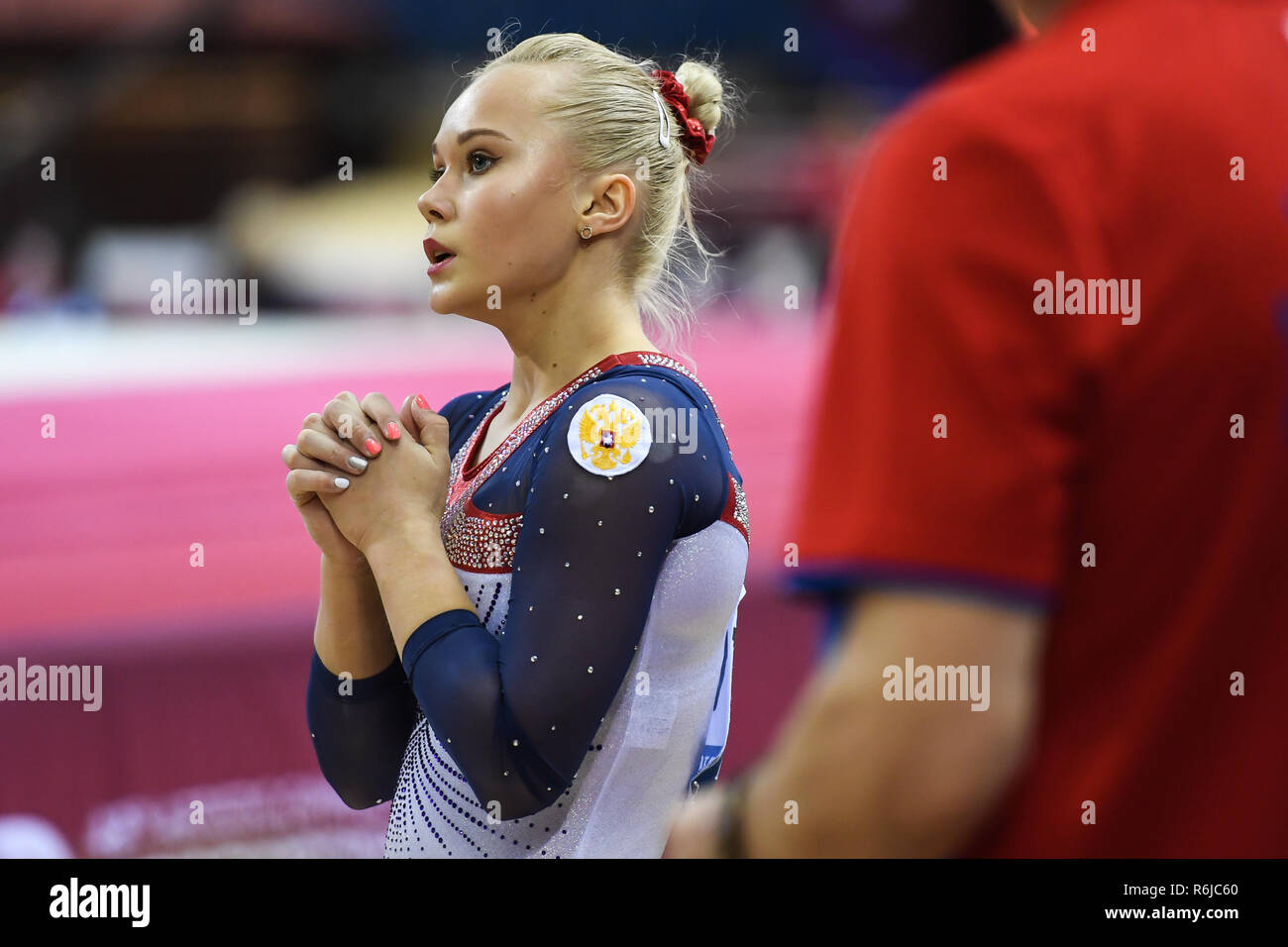 Doha, Qatar. 1st Nov, 2018. ANGELINA MELNIKOVA from Russia nervously ...