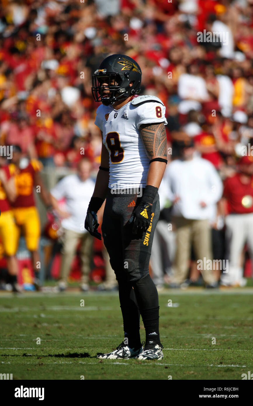 October 27, 2018 Arizona State Sun Devils linebacker Merlin Robertson ...