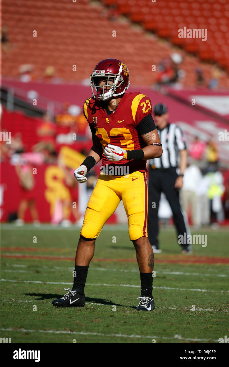 October 27, 2018 USC Trojans cornerback Jonathan Lockett (23) in action ...