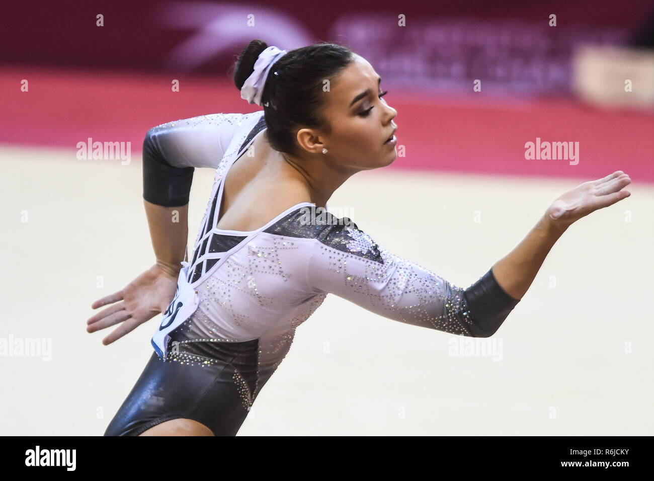 Doha, Qatar. 3rd Nov, 2018. BROOKLYN MOORS from Canada competes during ...