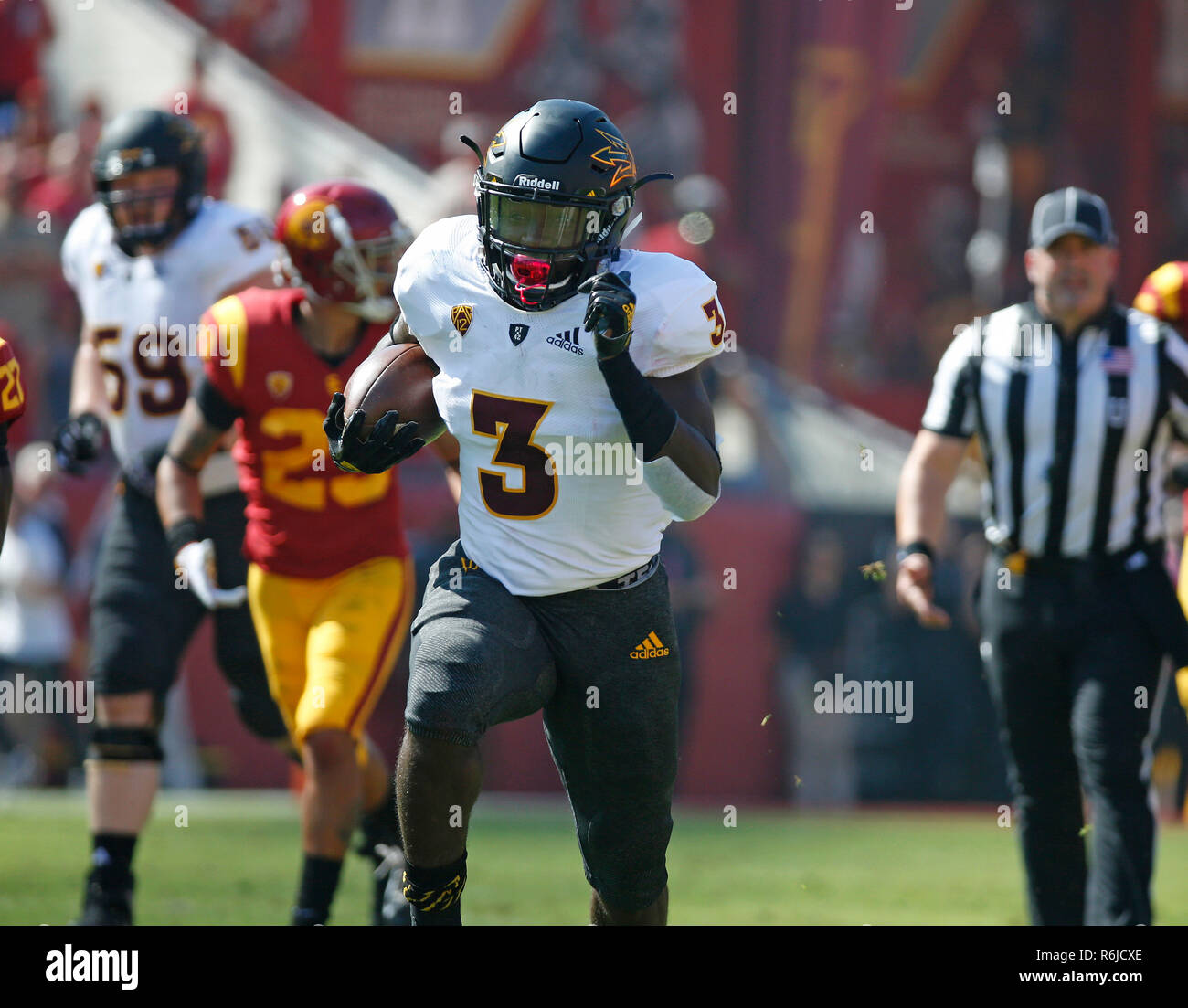 October 27, 2018 Arizona State Sun Devils running back Eno Benjamin (3 ...