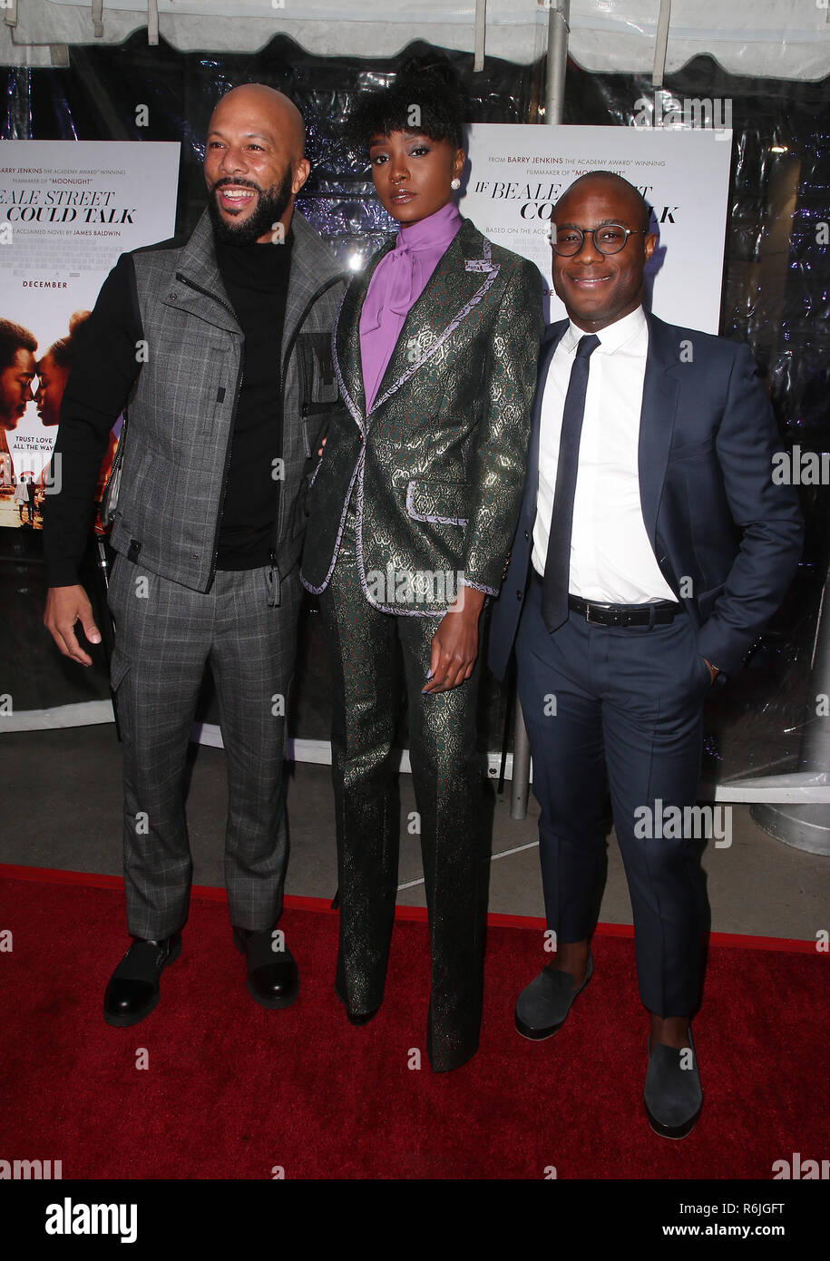 Los Angeles, California, USA. 4th Dec, 2018. Common, Kiki Layne, Barry ...