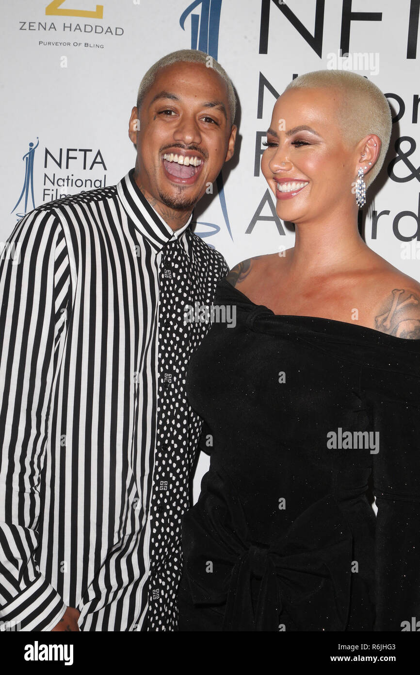 Los Angeles, Ca, USA. 5th Dec, 2018. Alexander Edwards and Amber Rose ...