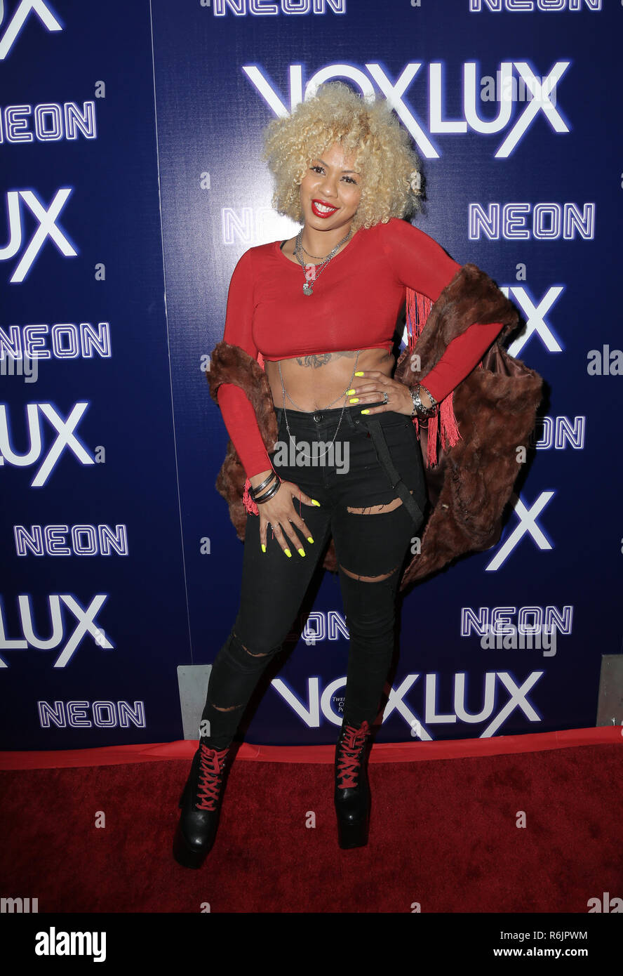 Hollywood, Ca. 5th Dec, 2018. Lex Lu, at the LA Premiere Of Neon's "Vox ...