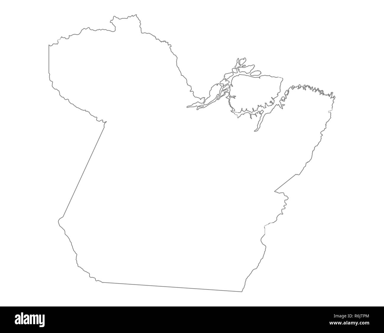 map of para Stock Photo - Alamy