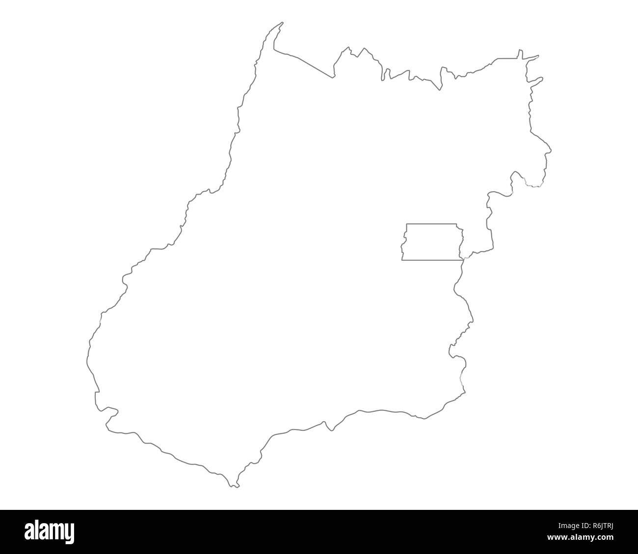 map of goias Stock Photo - Alamy