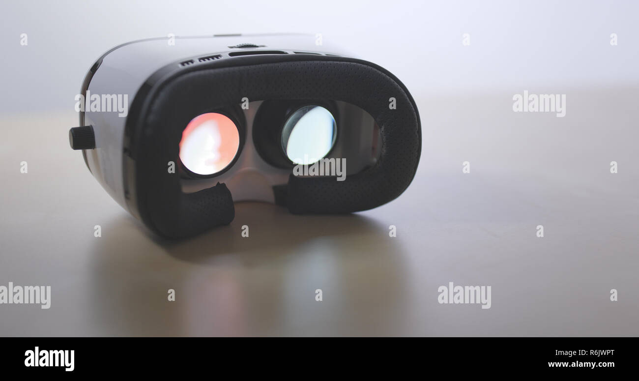 Vr device play inside night hi-res stock photography and images - Alamy