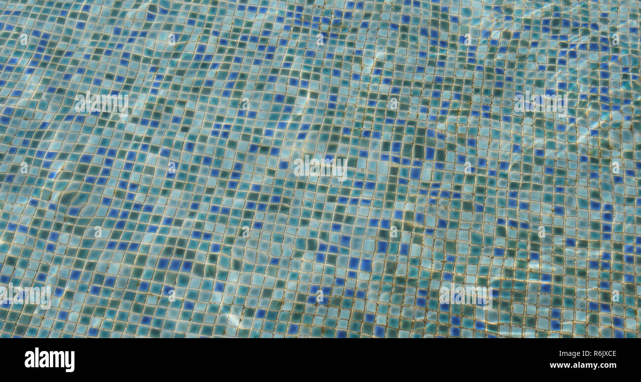 Beautiful refreshing blue swimming pool water Stock Photo - Alamy