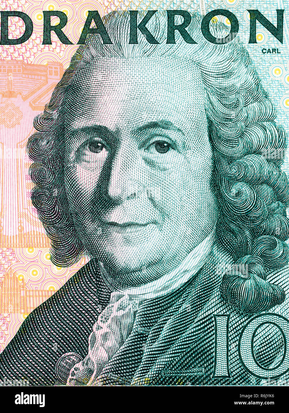 Carl Linnaeus portrait Stock Photo - Alamy