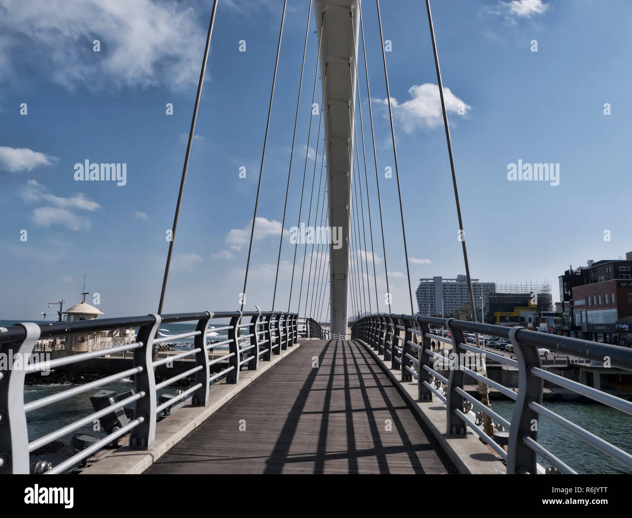 Big beautiful bridge in Gangneung city, South Korea Stock Photo - Alamy