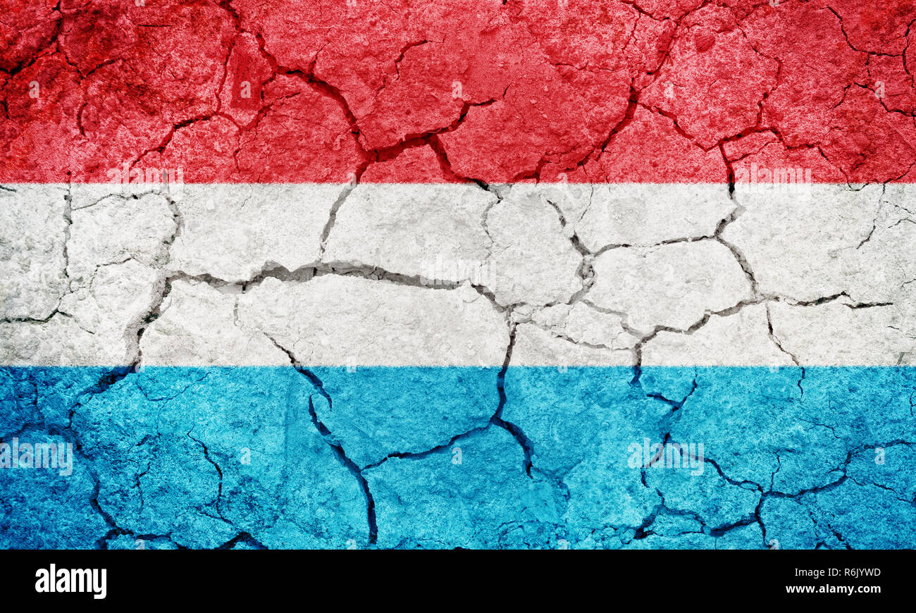 Grand Duchy of Luxembourg flag Stock Photo - Alamy