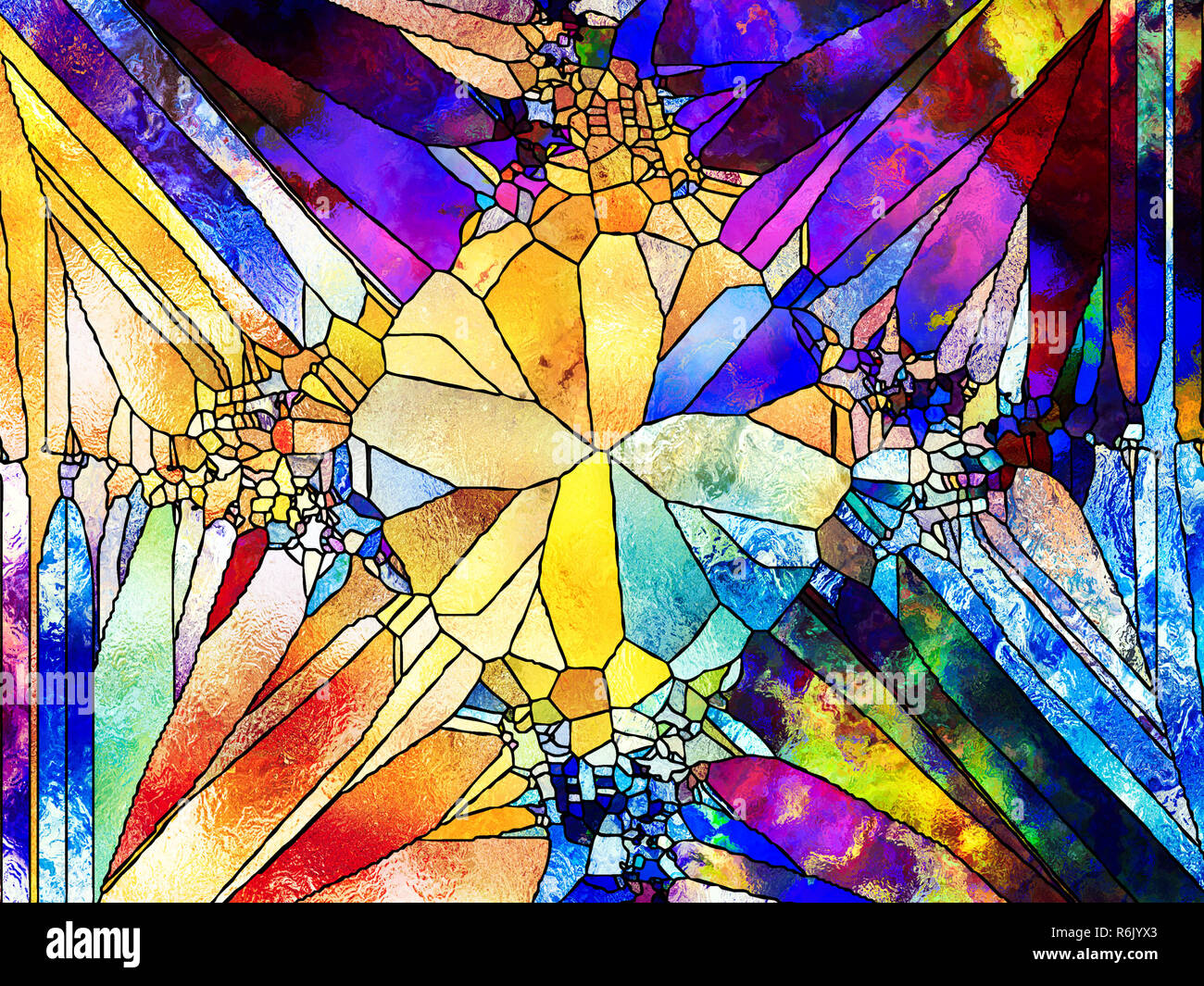 Progressive Shape Division Stock Photo - Alamy