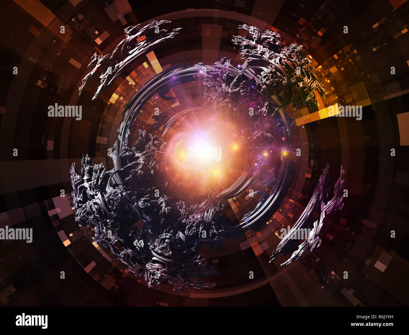 Realms of Radial Rays Stock Photo - Alamy