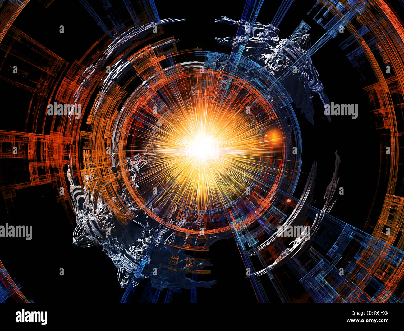 Shining Radial Rays Stock Photo - Alamy
