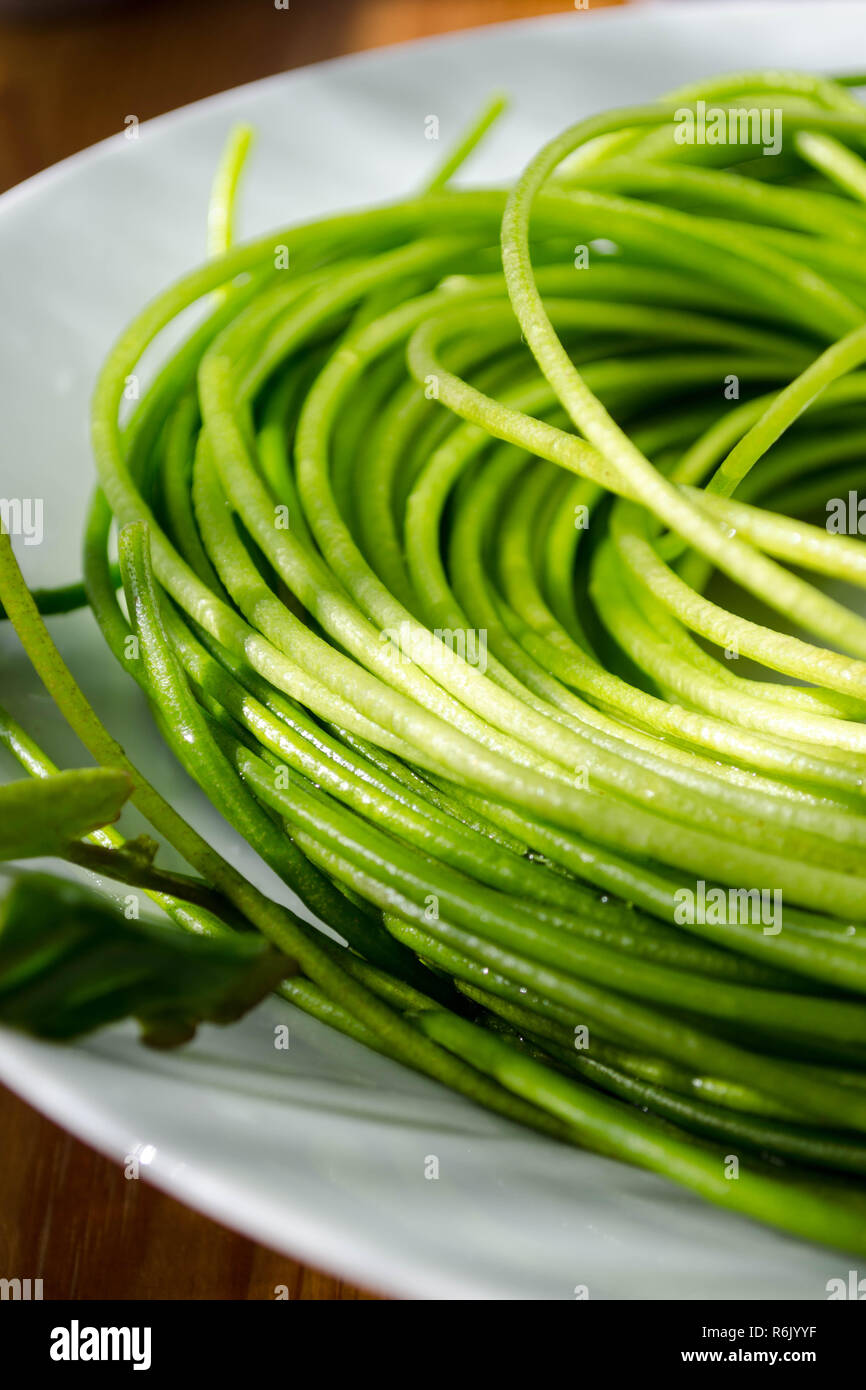 White water snowflake - an aquatic plant commonly grown for ornamental ...