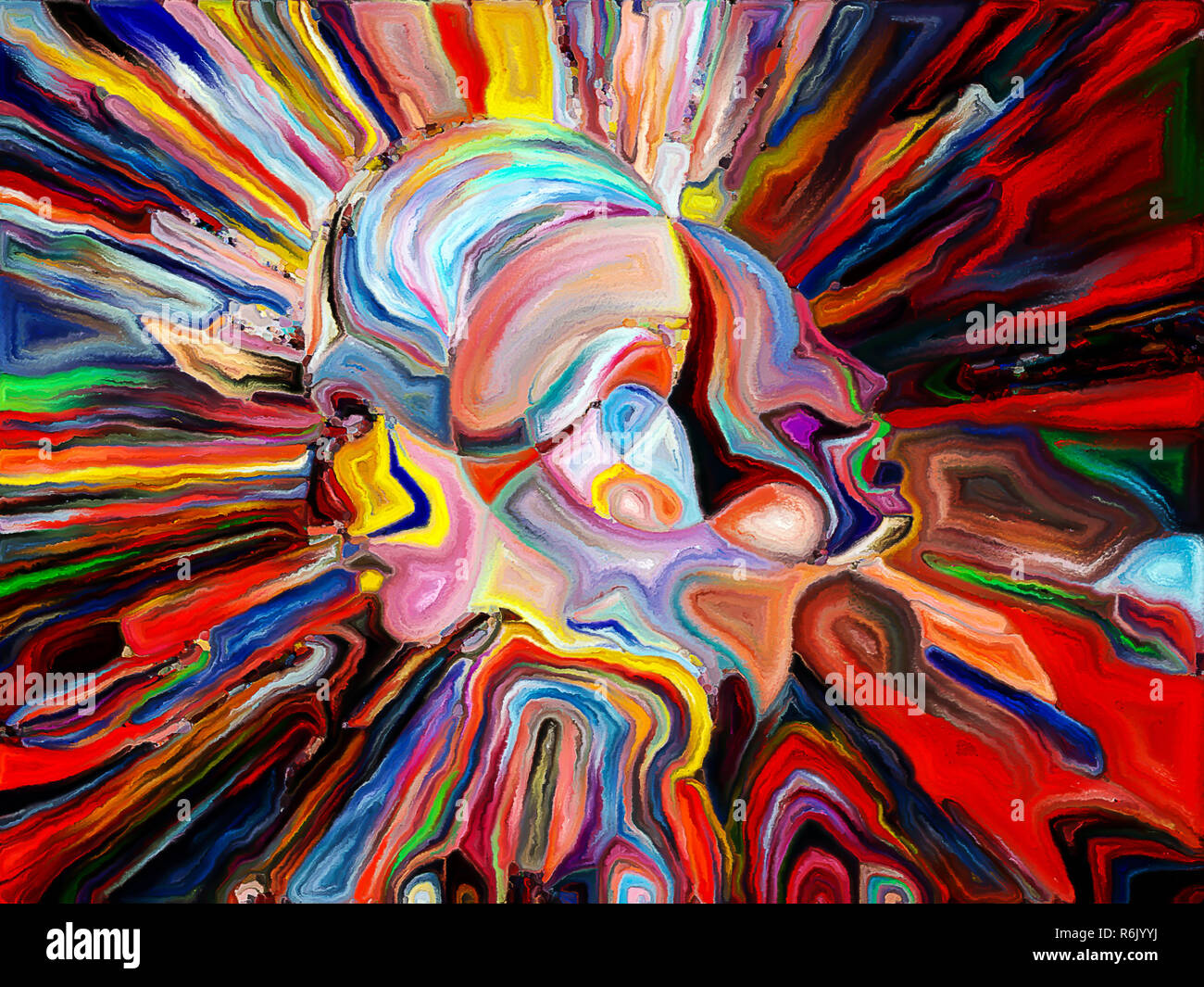 One point perspective painting hi-res stock photography and images - Alamy