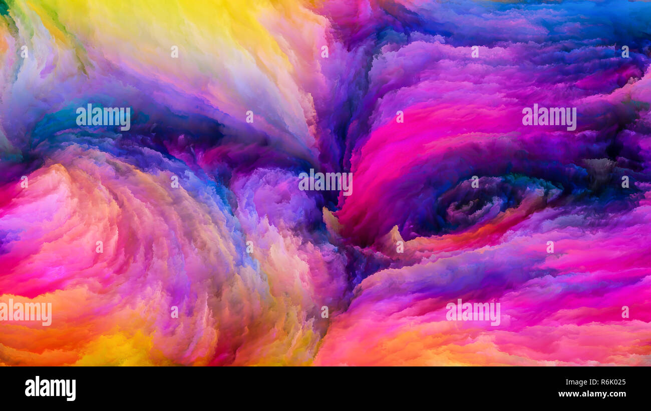 Colorful Paint Processing Stock Photo - Alamy