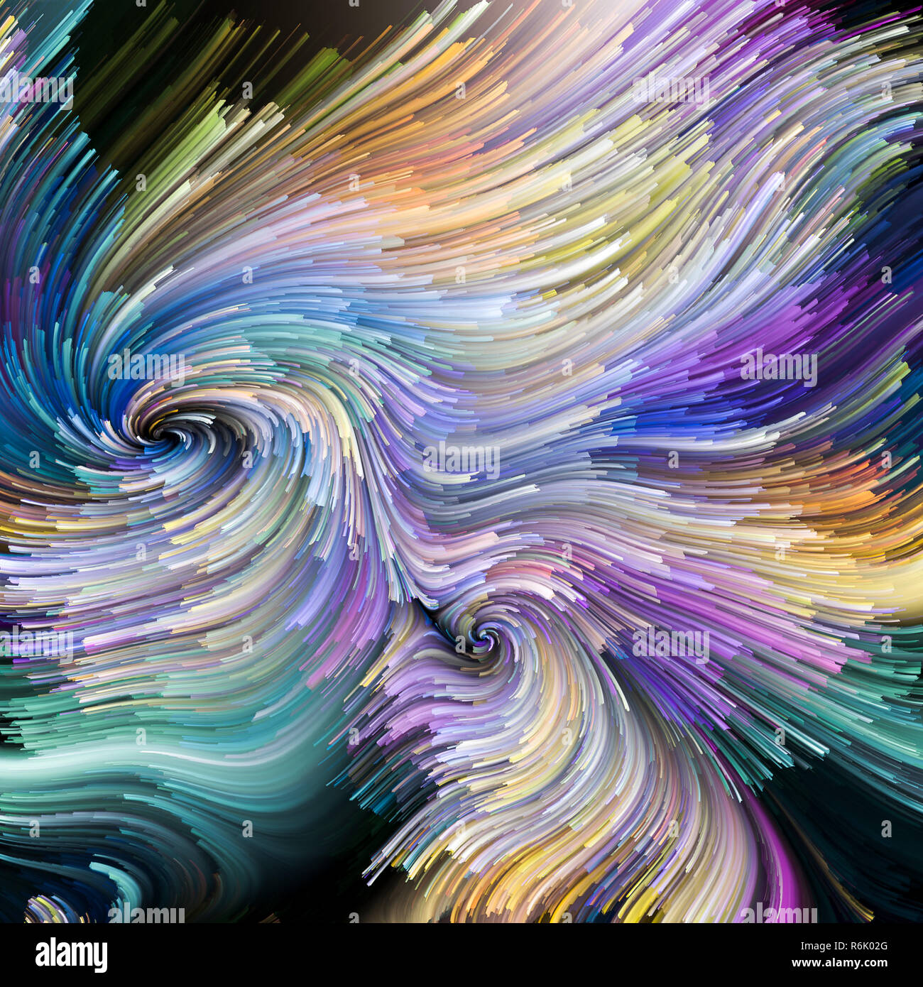 Propagation of Liquid Color Stock Photo - Alamy
