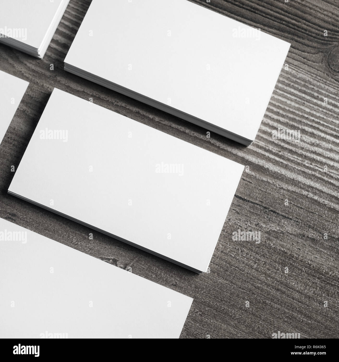 Paper business cards Stock Photo - Alamy