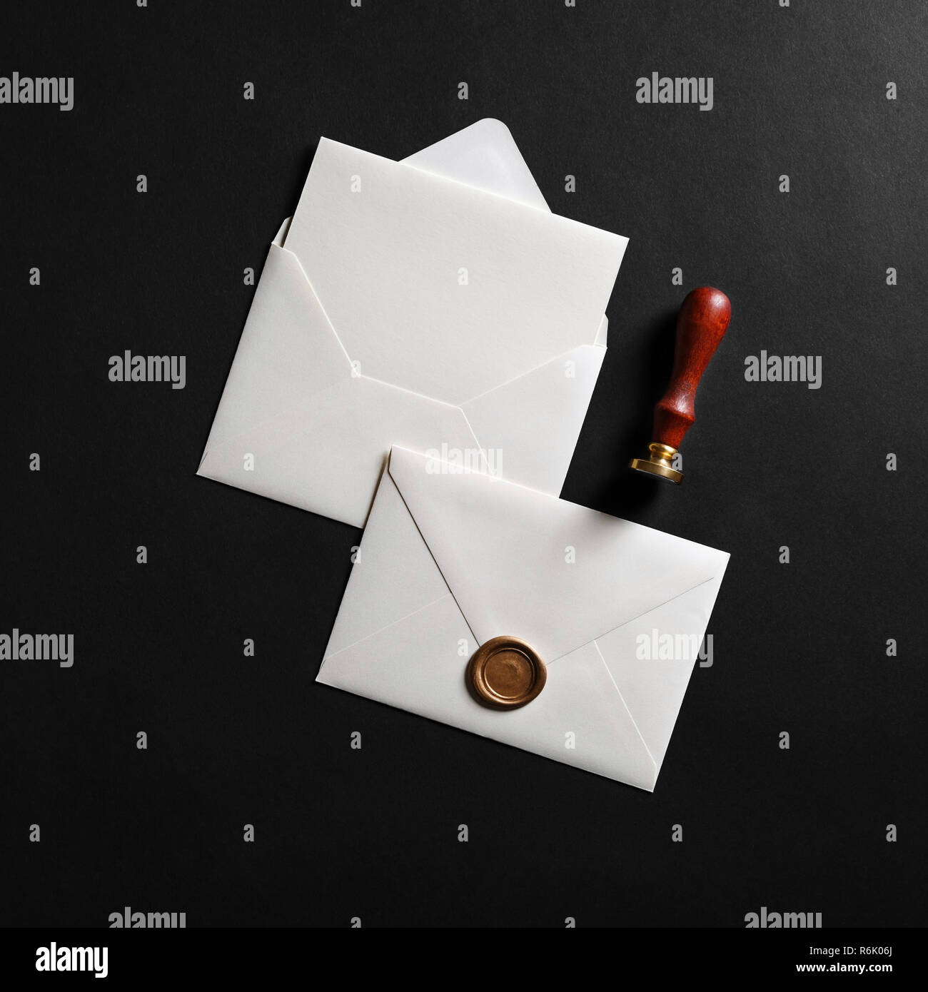 Envelope, stamp, postcard Stock Photo - Alamy