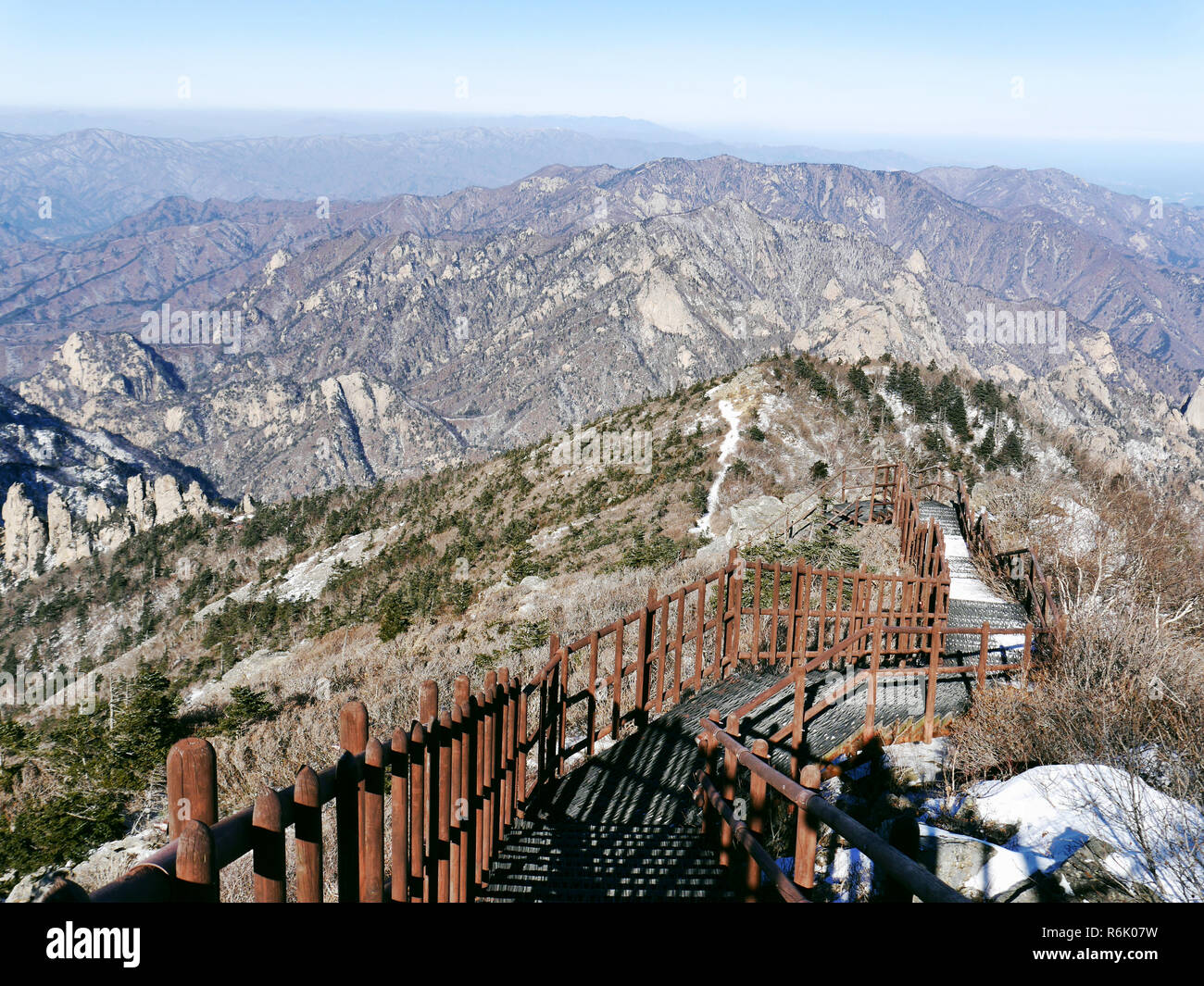 Stairs seoraksan national park hi-res stock photography and images - Alamy