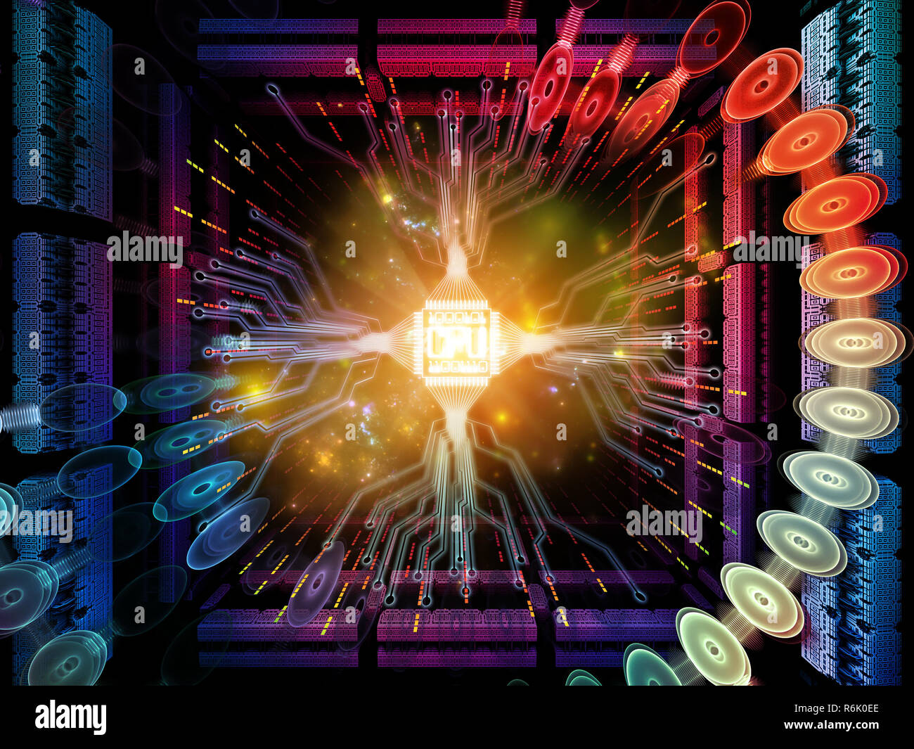 Paradigm of Digital Processor Stock Photo - Alamy