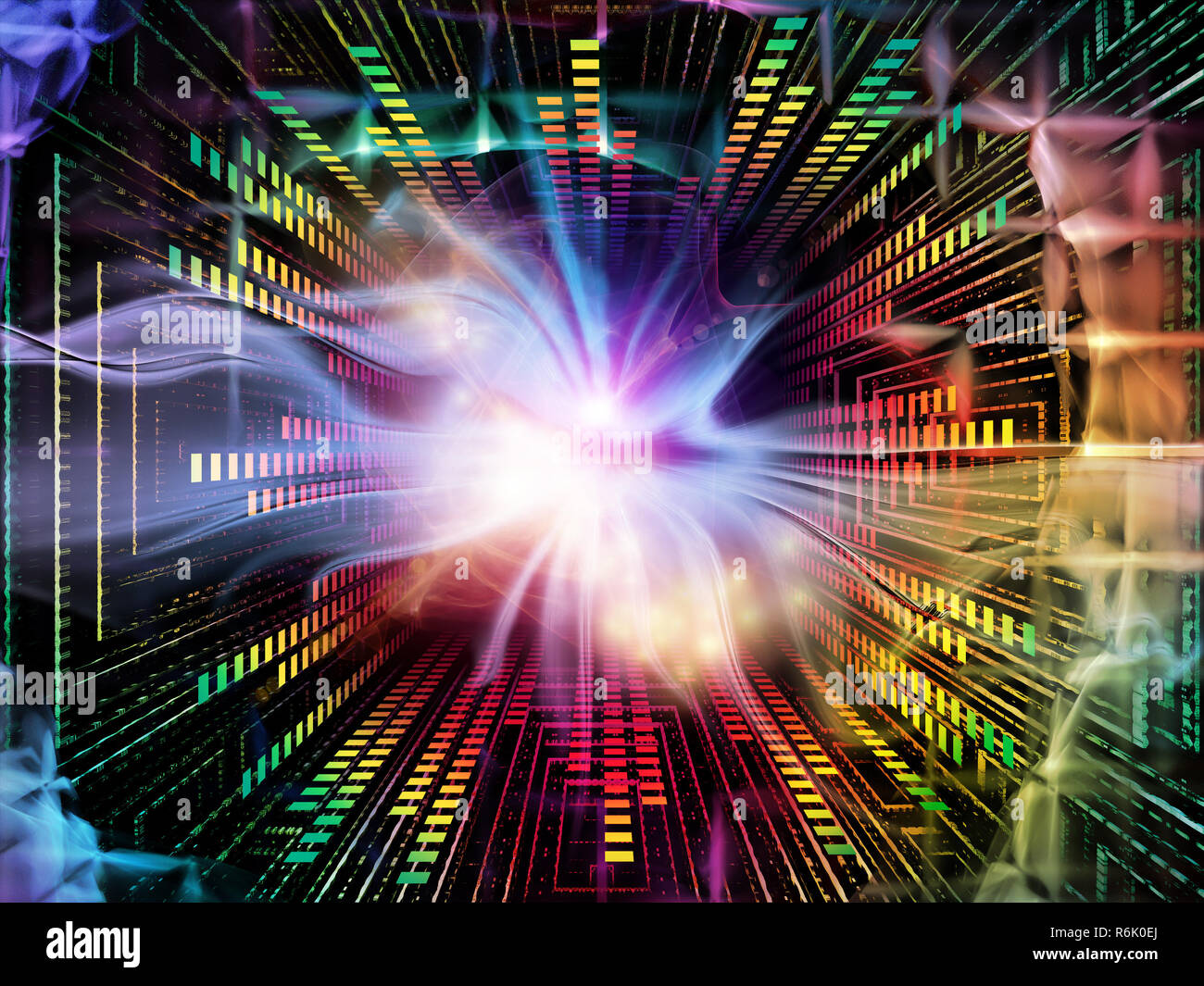 Paradigm of Quantum Space Stock Photo - Alamy