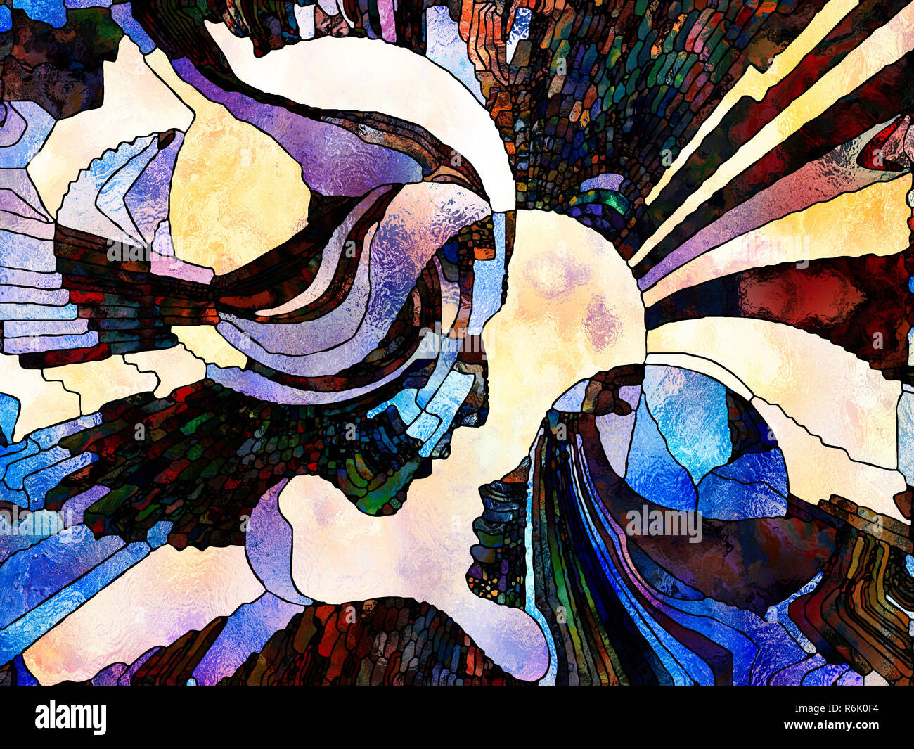 Energy of Color Division Stock Photo - Alamy