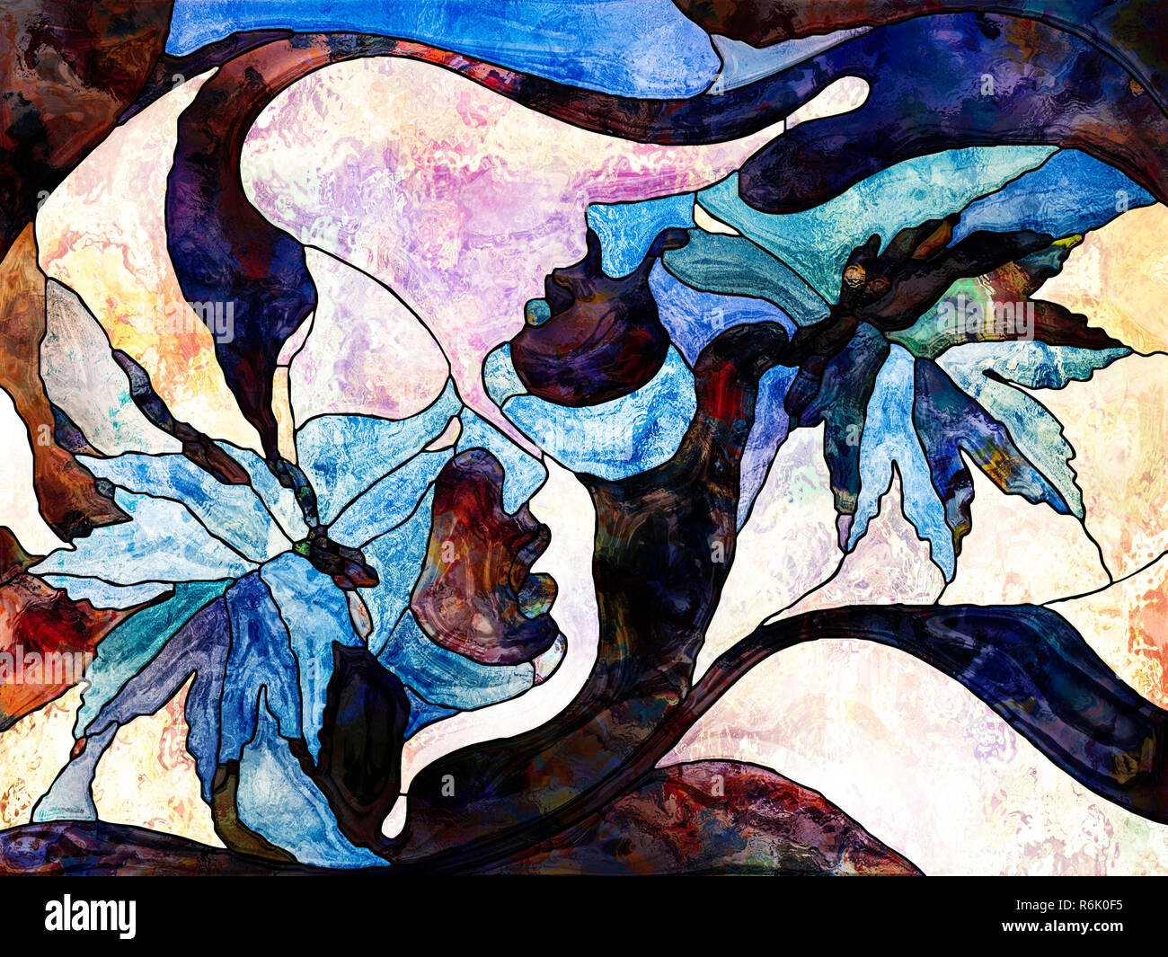 Unfolding of Color Division Stock Photo - Alamy