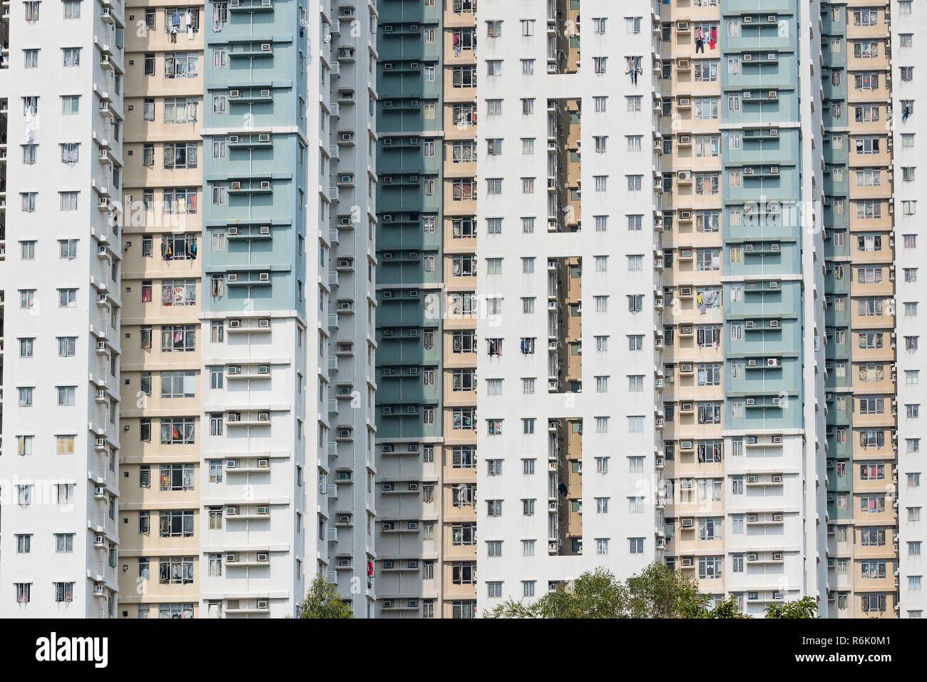 Public housing building facade Stock Photo - Alamy