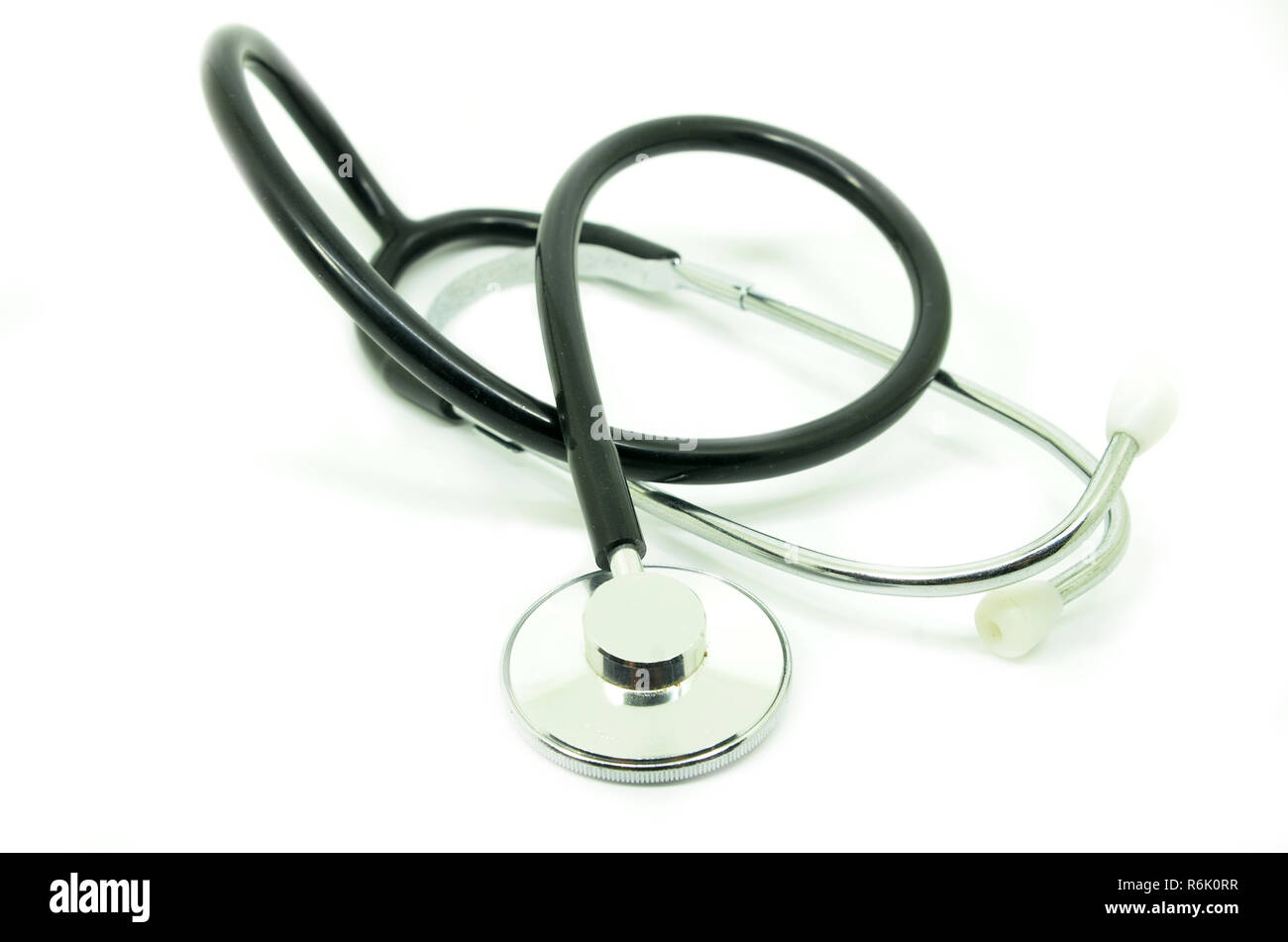Old stethoscope isolated Stock Photo - Alamy