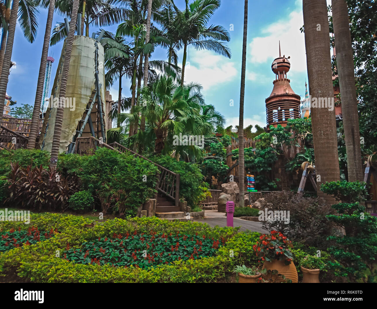Beautiful park in Shenzhen city, China Stock Photo - Alamy