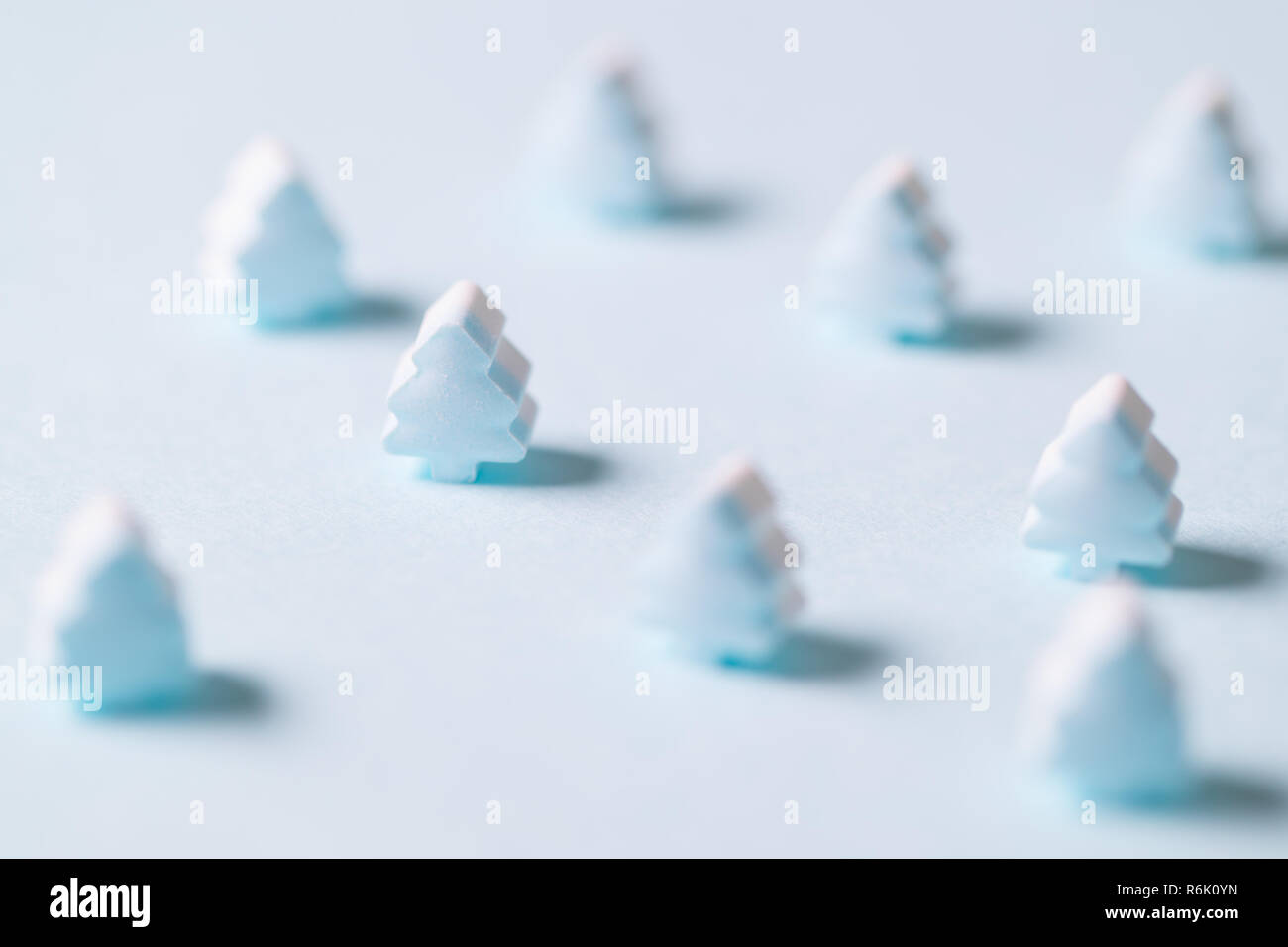 Christmas tree shape candy Stock Photo - Alamy