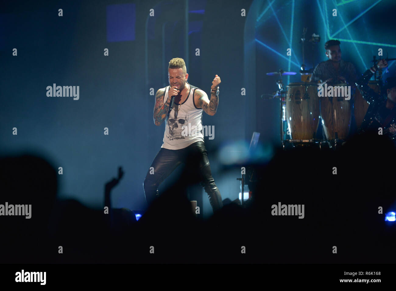 performs at the iHeartRadio Fiesta Latina at American Airline Arena on ...