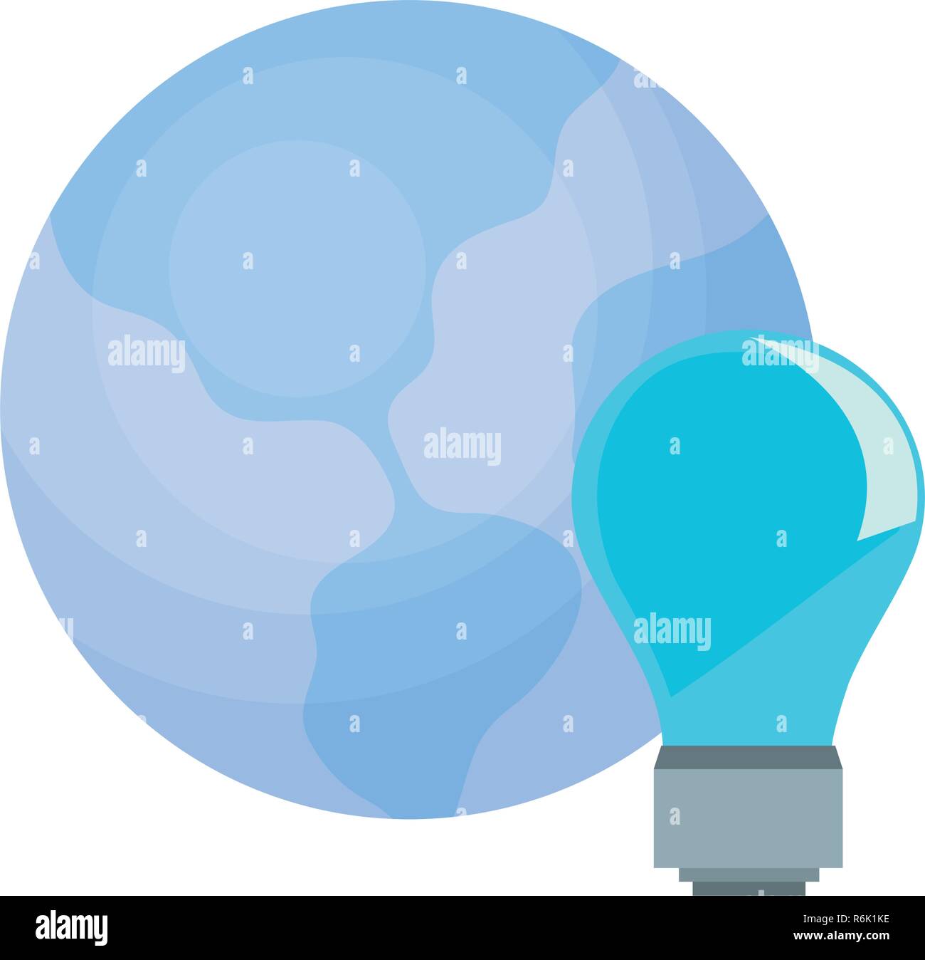 business world bulb light creativity vector illustration Stock Vector ...