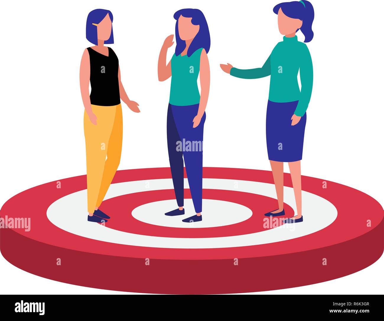 Meet target Stock Vector Images - Alamy
