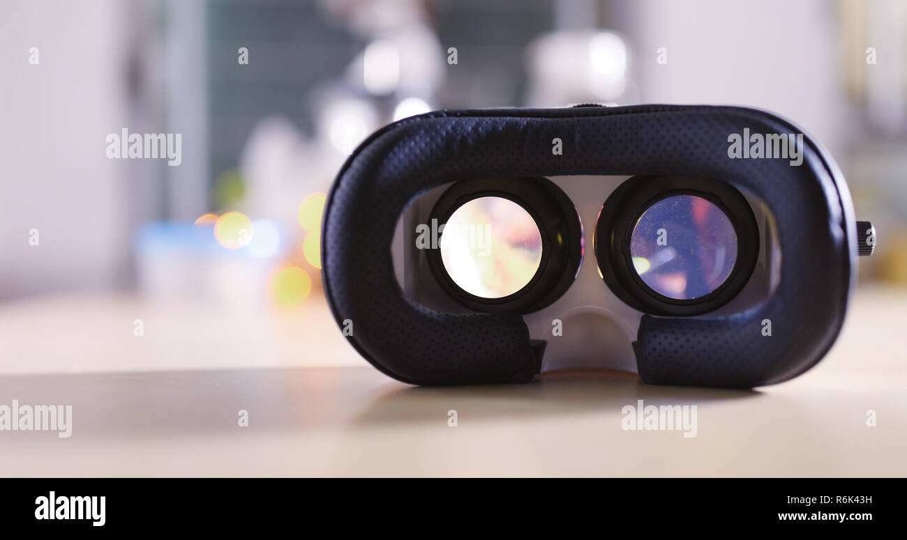 Playing movie inside virtual reality hi-res stock photography and ...